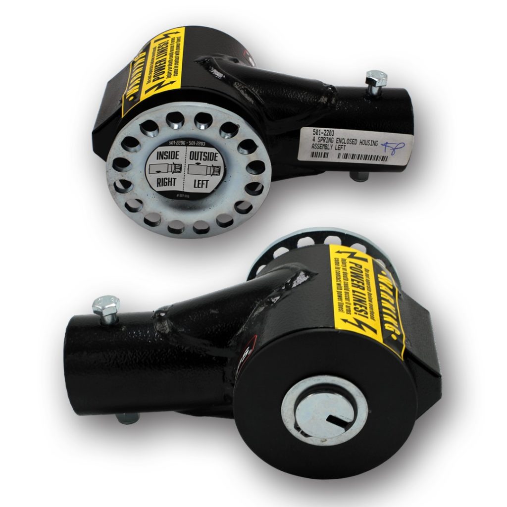 Enclosed 4 Spring Pivot Housing Assembly – Driver Side - Pulltarps Mfg
