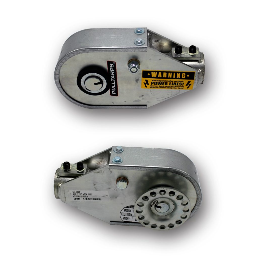 Driver's Side High Mount 3 Spring Pivot Housing Assembly - Pulltarps Mfg