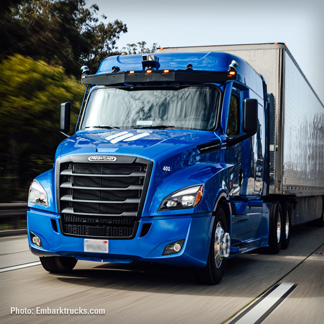 Embark Expands to Texas with Autonomous Trucking Lane