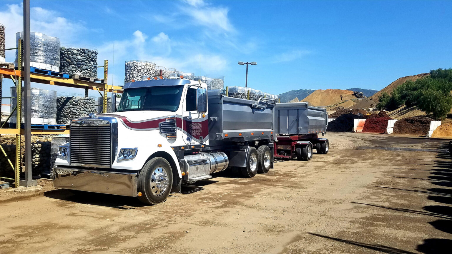 Heavy-Duty Vinyl Tarps for Dump Trailers | Pulltarps®